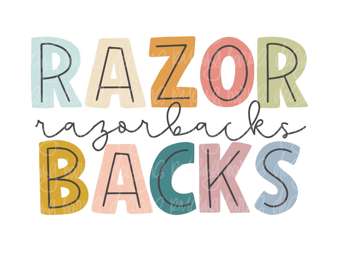 Razorbacks Png Razorbacks Sublimation Razorbacks Mascot Png - Etsy