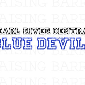 Pearl River Central Sublimation Bundle Design Download | Blue Devils ...