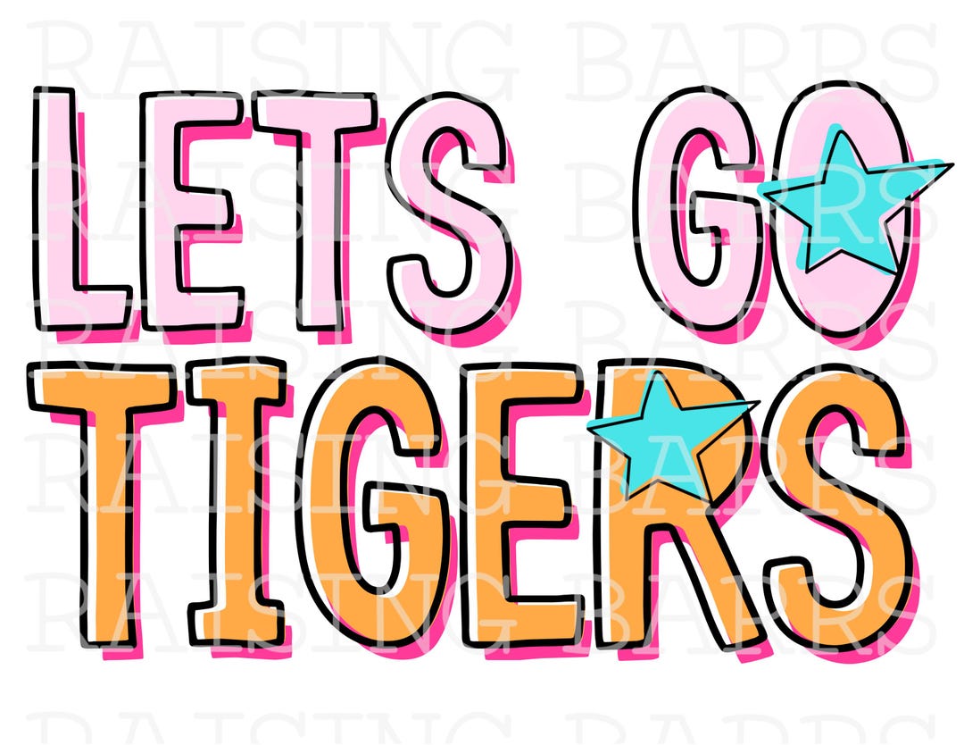 Tigers Sublimation Design | Tigers Mascot Design, Tigers Png Design ...