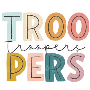 Troopers Sublimation| Troopers Png, Mascot Png, Troopers Digital Design ...