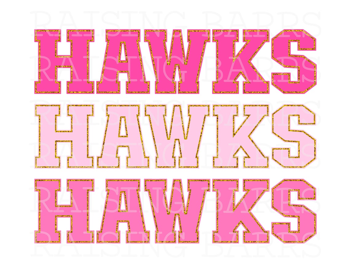 Pink Hawks Png Hawks Mascot Sublimation Hawks Mascot Png - Etsy