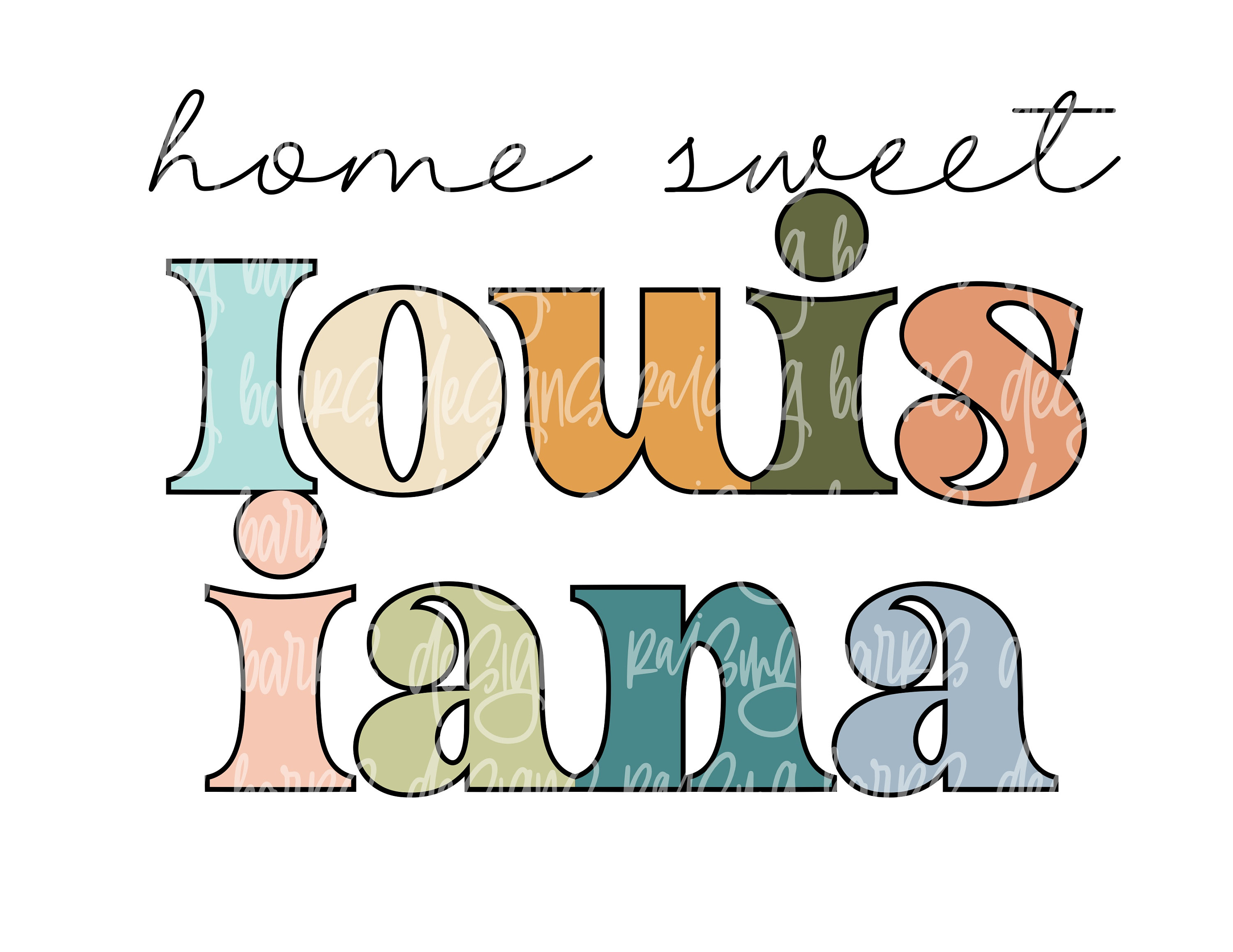 Sublimate Design for sublimation Louisiana born & Raised outline png ...