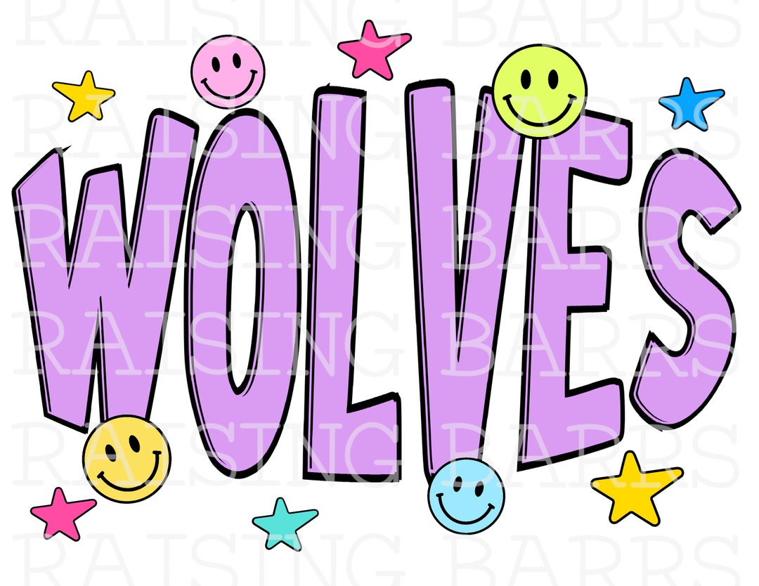 Wolves Png | Wolves Mascot Sublimation, Wolves Mascot Png, Wolves Png ...