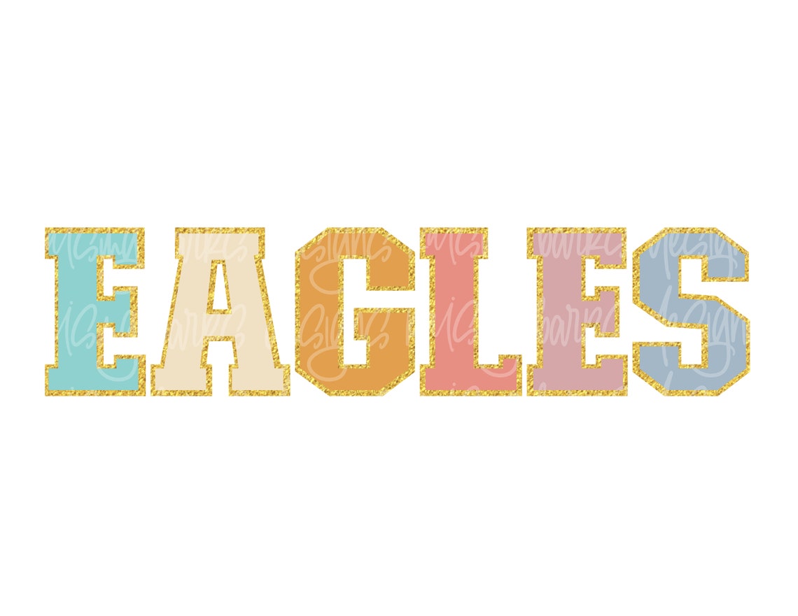 Eagles Sublimation Design Download Team Mascot Png Eagles - Etsy
