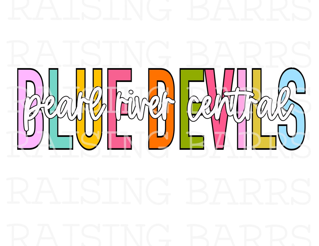 Pearl River Central Sublimation Design Download | Blue Devils Png, PRC ...