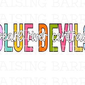 Pearl River Central Sublimation Design Download | Blue Devils Png, PRC ...