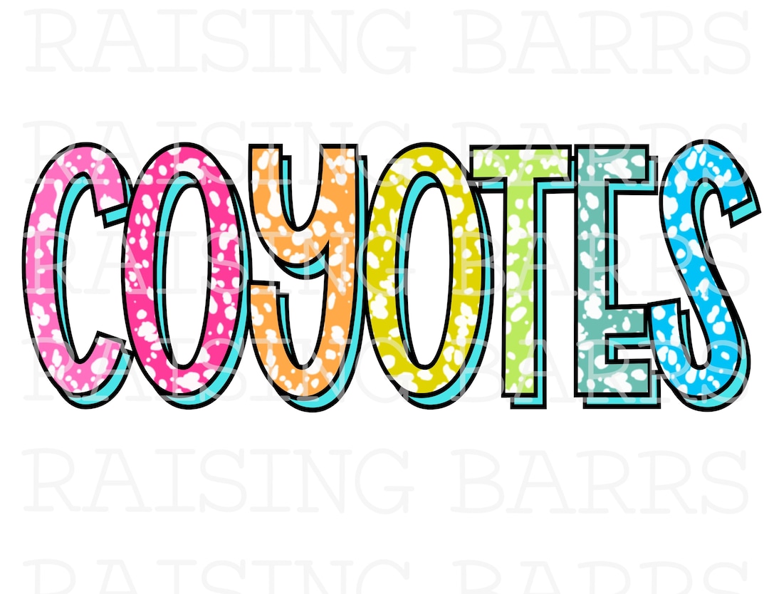 Coyotes Png| Coyote Mascot Png, Coyotes Sublimation Design, Mascot Png ...