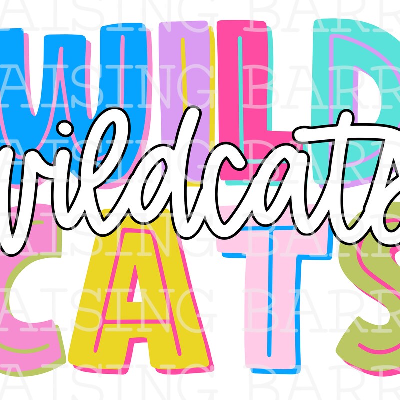 Wildcat Embroidery Design - Etsy