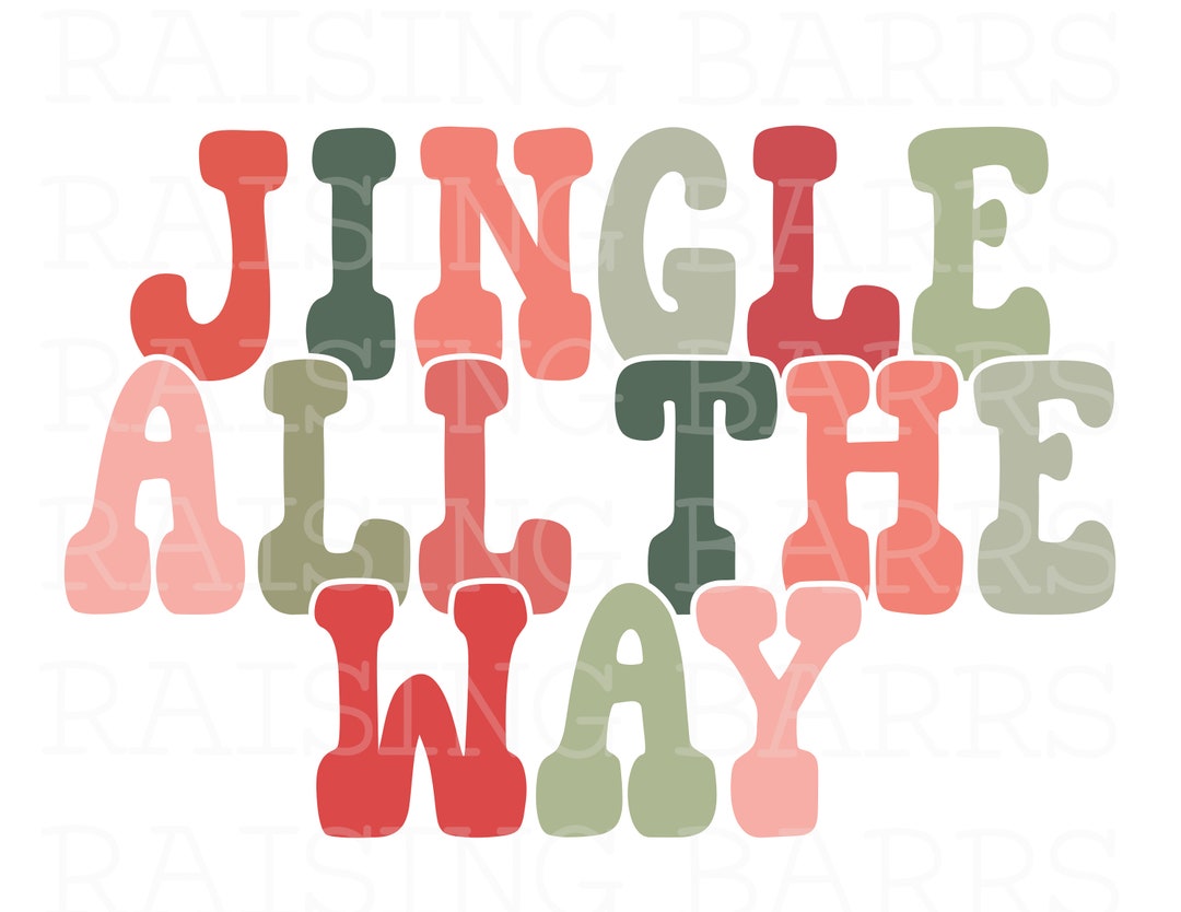 Jingle Bells Png Jingle All the Way Png Holiday Season - Etsy