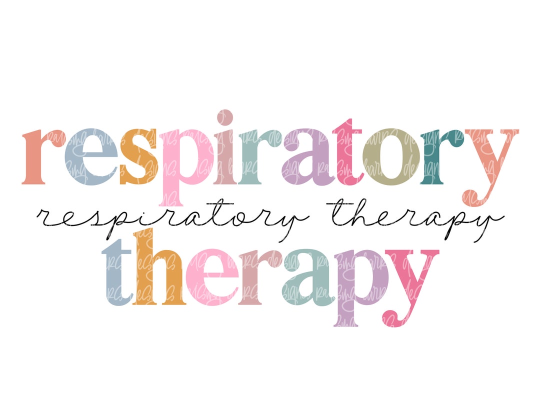 Respiratory Therapy Sublimation | Respiratory Therapy Png, Massage ...