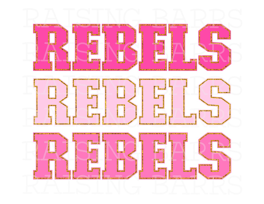 Pink Rebels Sublimation Download | Rebels Mascot Png, Rebels Png ...