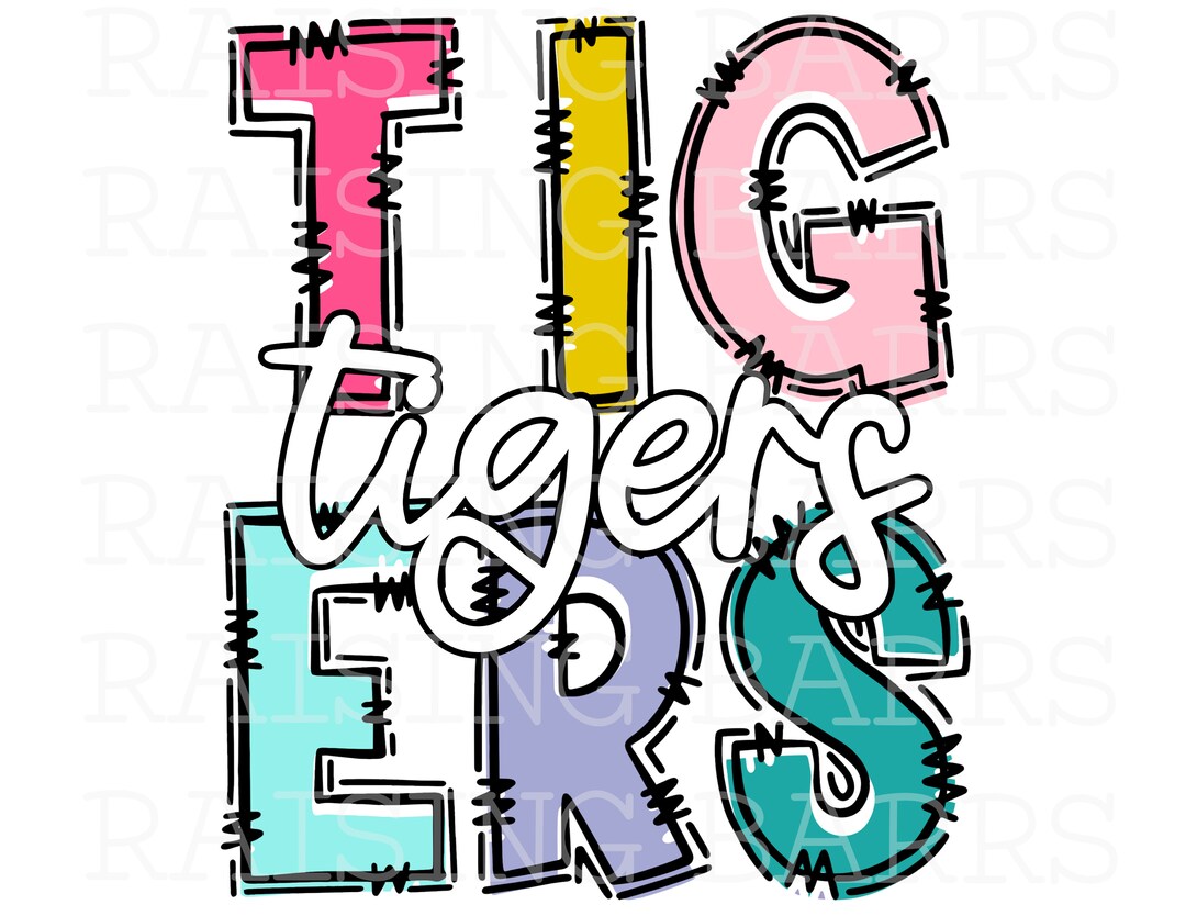Tigers Sublimation Design | Tigers Mascot Design, Tigers Png Design ...
