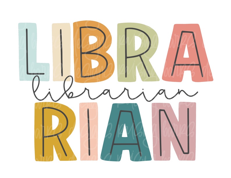 Librarian Png School Librarian Png School Librarian - Etsy