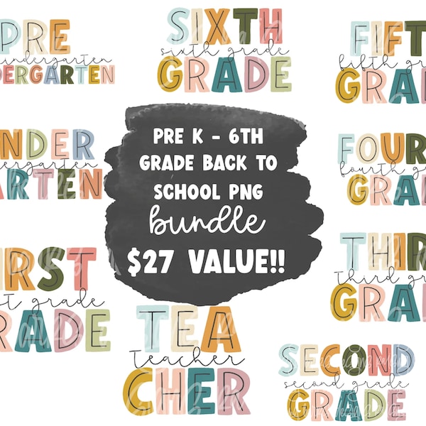 Back to School Png - Etsy