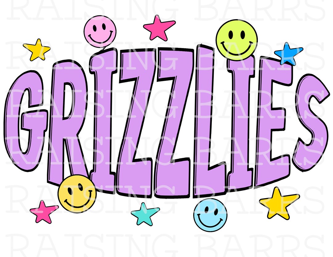 Grizzlies Sublimation Design| Grizzly Mascot Png, Grizzlies Mascot Png ...