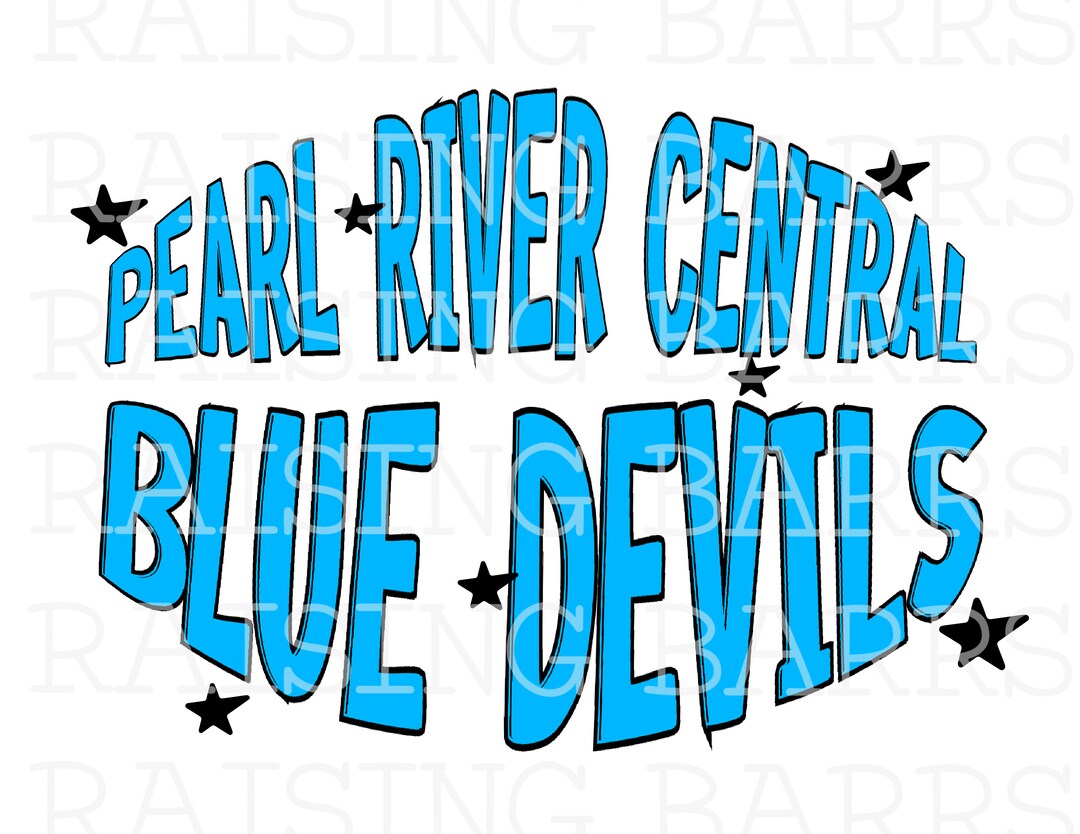 Blue Devils Design, Pearl River Central Sublimation Design Download ...