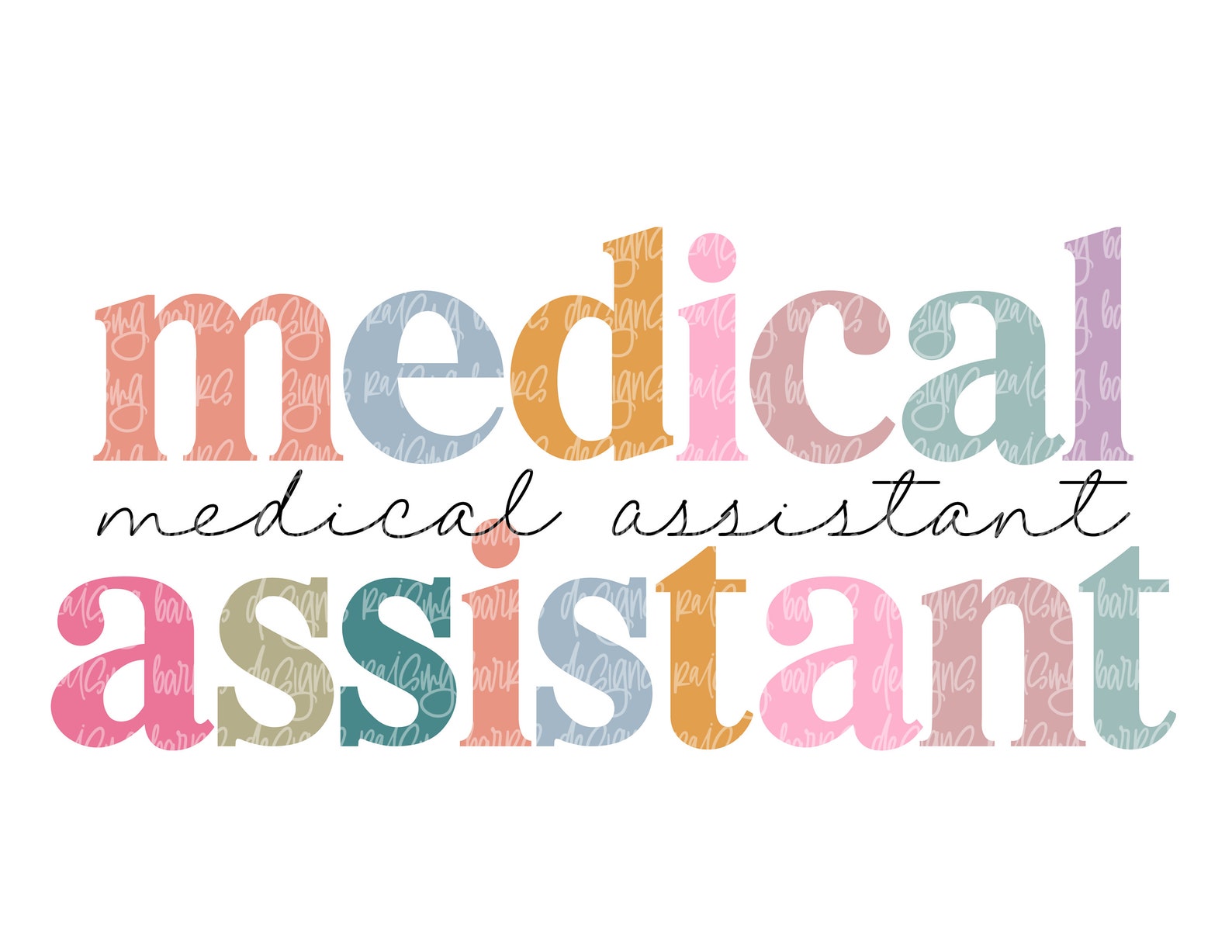 Medical Assistant Sublimation| Medical Assistant Digital Design ...
