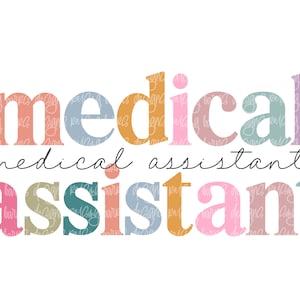 Medical Assistant Sublimation| Medical Assistant Digital Design ...