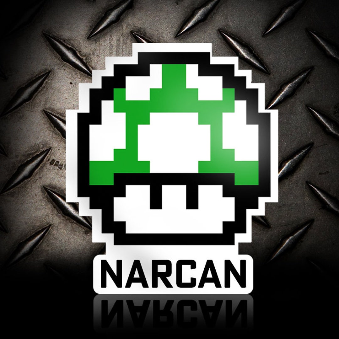 1 Up Mario Brothers Narcan Emt Paramedic firefighter sticker fire ...