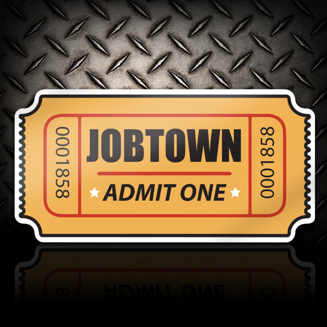 Tickets to Jobtown Firefighter Sticker Fire Helmet Sticker Laptop ...