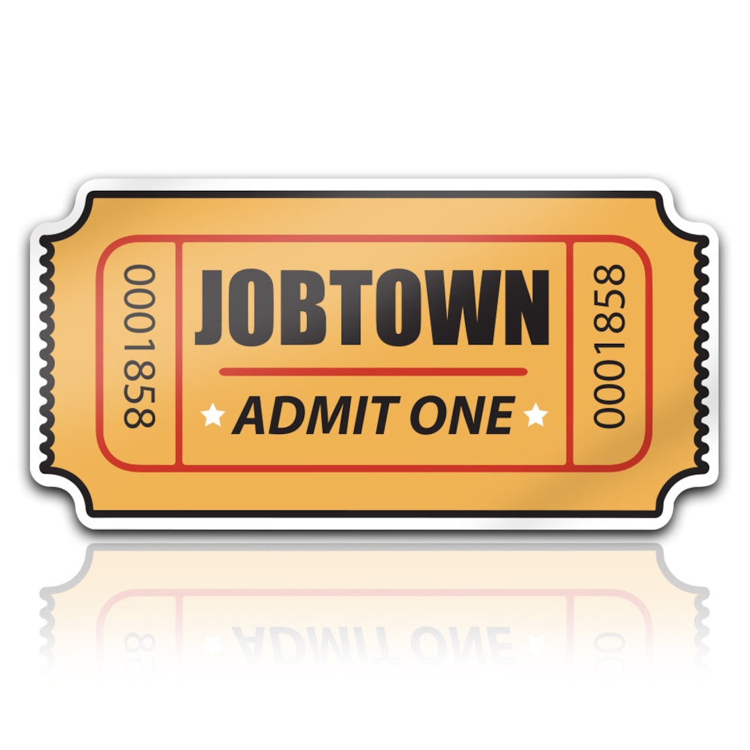 Add Some Firefighting Flair With Original Jobtown FD Helmet Sticker - Etsy