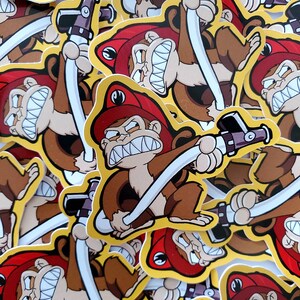 Hose Dragger Monkey | Engine Crew | Car Sticker | Fire Helmet Sticker ...
