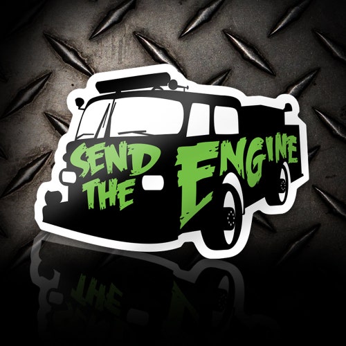 Send the Truck Fire Truck Car Sticker Fire Helmet - Etsy