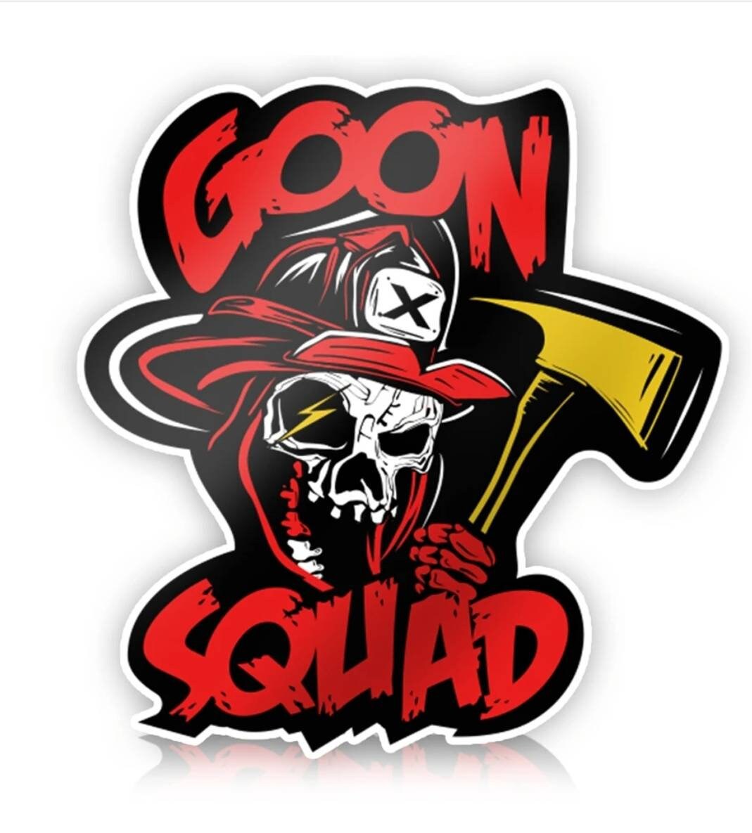 Goon Squad Car Sticker Fire Helmet Sticker Laptop - Etsy
