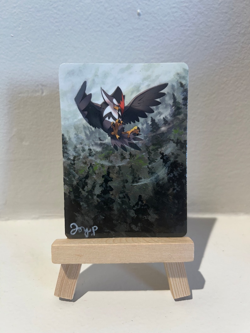 Custom Painted Pokemon Card - Etsy