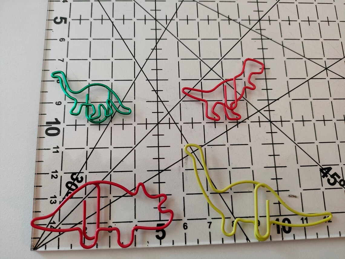 Cute Paper Clip-dinosaur Paper Clip-small Red Tyrannosaurus - Etsy