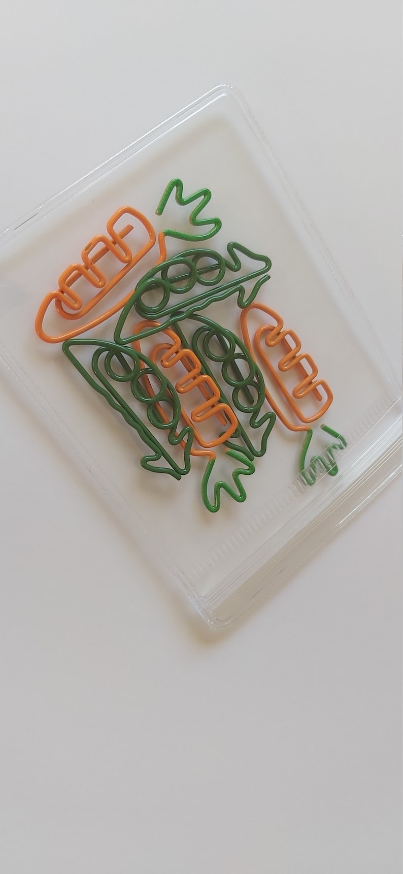 Cute Paper Clip-vegetable-pea Pods-carrots-creative - Etsy