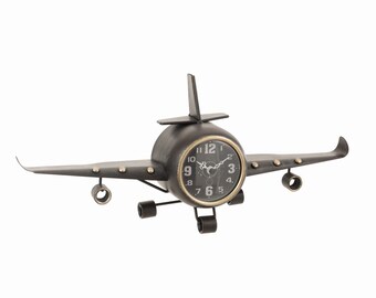 Airplane Desk Clock - Etsy