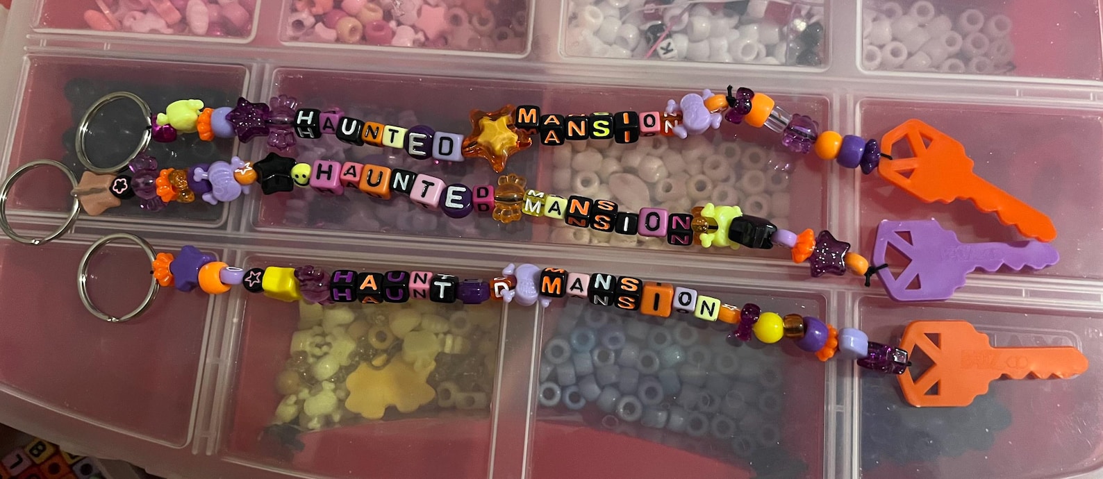 Scenecore Decora Emo Goth Halloween OOAK Haunted Mansion Key Kandi ...