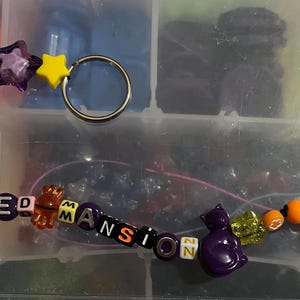 Scenecore Decora Emo Goth Halloween OOAK Haunted Mansion Key Kandi ...