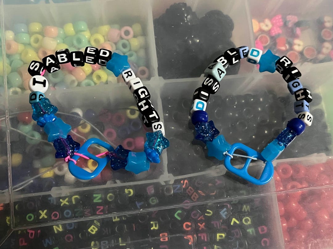 Random Decora Scene Blue Chronic Illness Disability Awareness OOAK ...