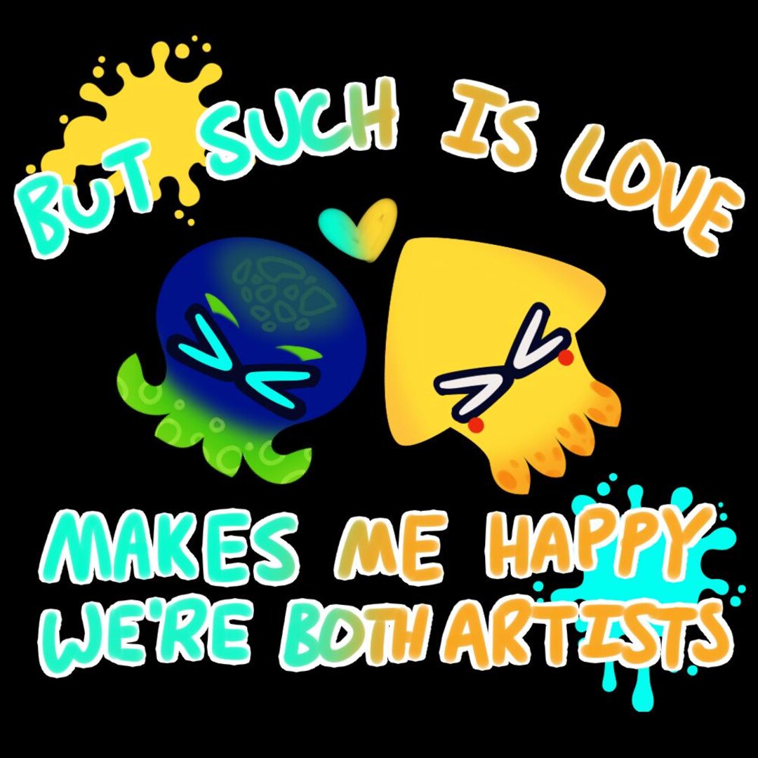 Mimic X Mantle (splatoon OC Ship) 2" Transparent Holographic Sticker ...