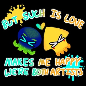Mimic X Mantle (splatoon OC Ship) 2" Transparent Holographic Sticker ...