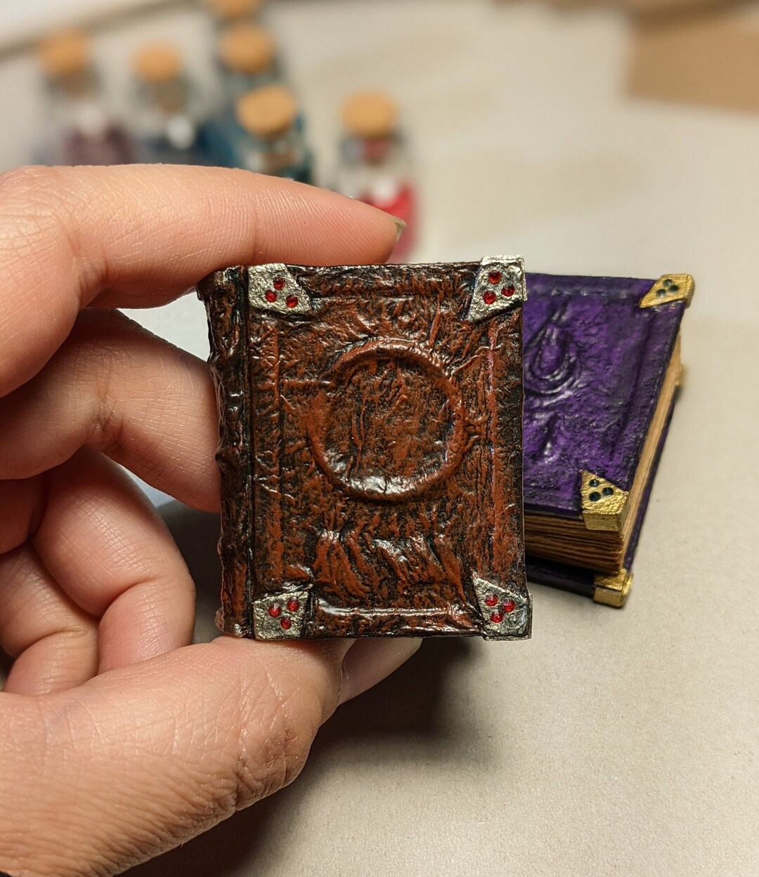 1:6 Scale Custom Mini Spell Book Blank Handmade - Etsy