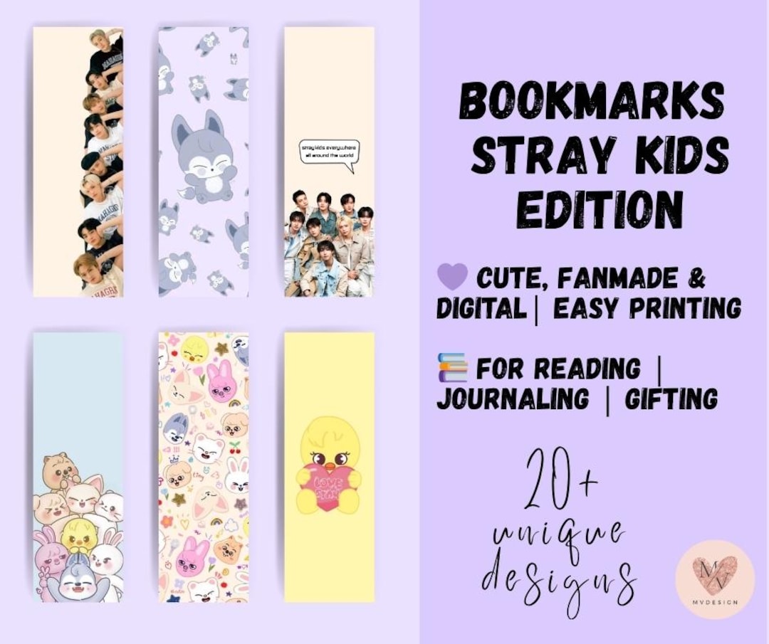 Stray Kids Printable Bookmarks | K-pop Fan Edition | 20+ Cute Digital ...