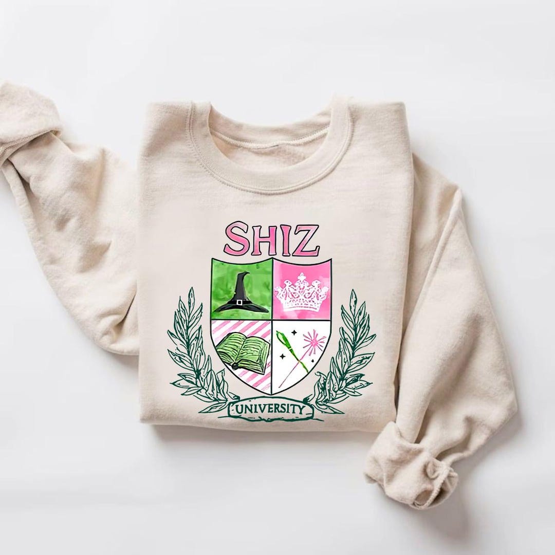 SHIZ UNIVERSITY Wicked Colorful Print Sweatshirt, Defy Gravity ...