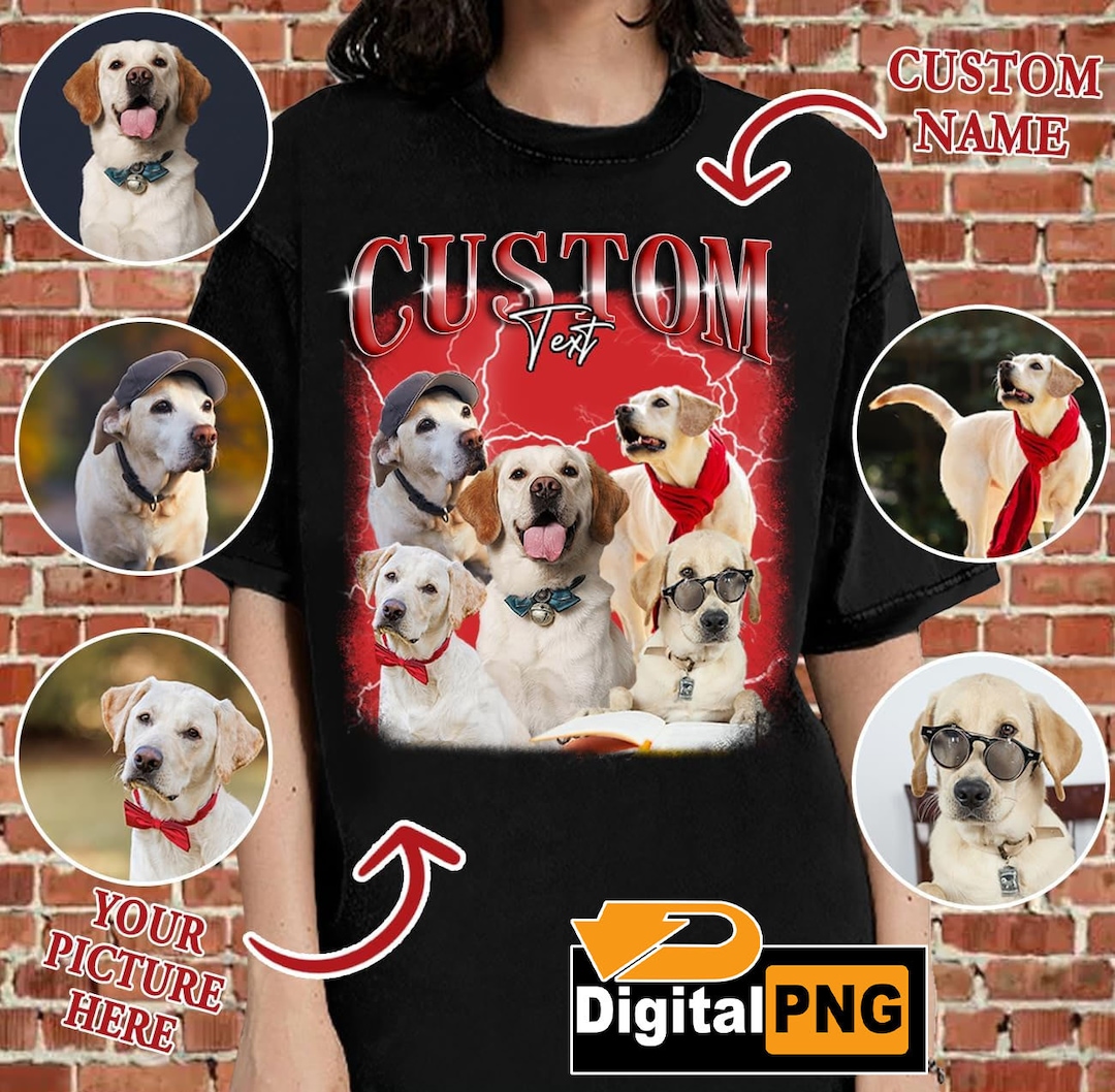 File Custom Your Own Bootleg Rap Design With Picture Text, Unisex ...