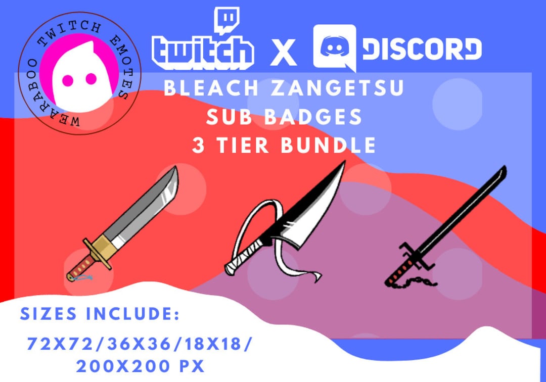 Anime Sword Origins 3 Tier Sub Badge Bundle #1 for Twitch - Etsy