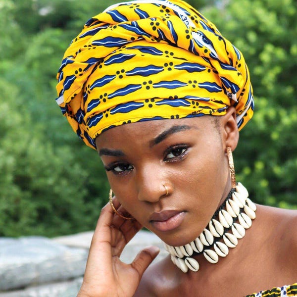 African Head Wrap - Etsy