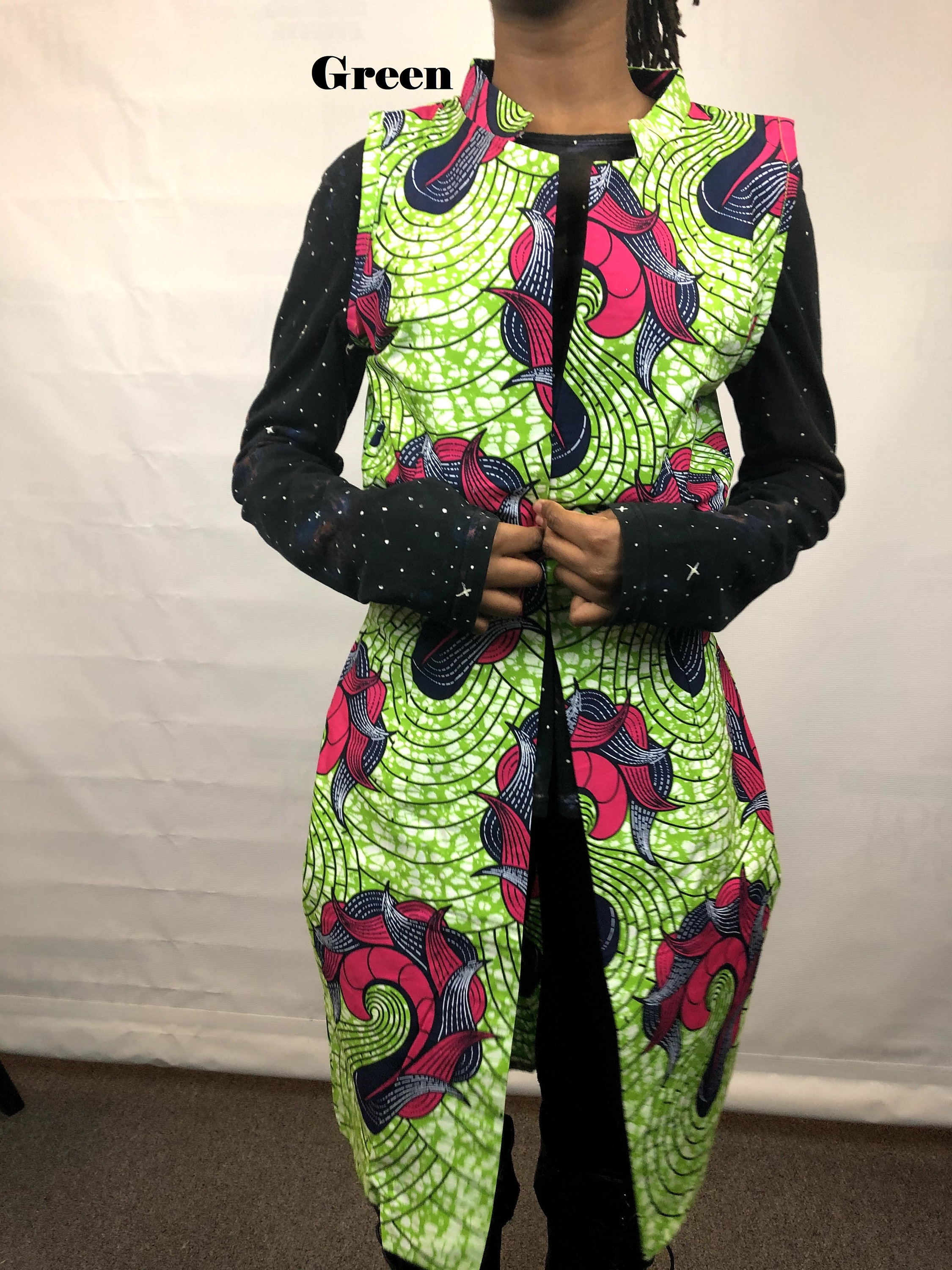 African Print Jacket African Duster Jacket African Kimono - Etsy