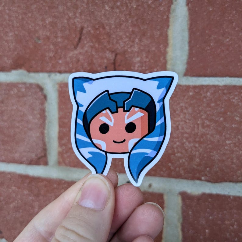 Ahsoka Vinyl Sticker - Star Wars | Water-resistant for Bullet Journal ...