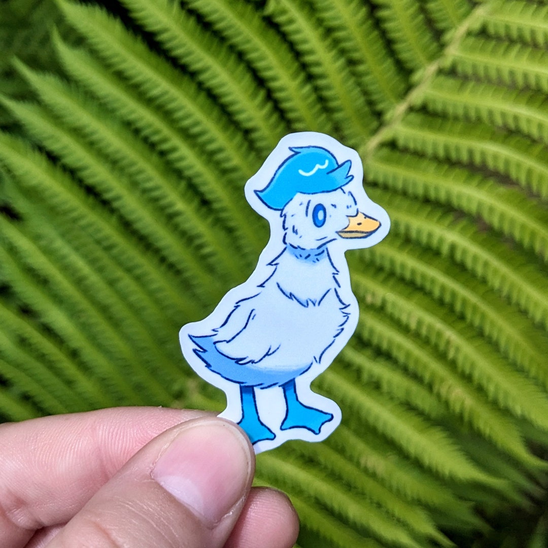 Quaxly Pokémon Scarlet & Violet Realistic Starter Sticker Cute Decal ...