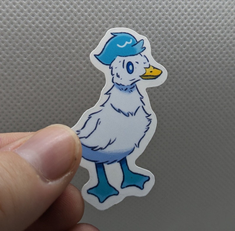 Quaxly Pokémon Scarlet & Violet Realistic Starter Sticker Cute Decal ...