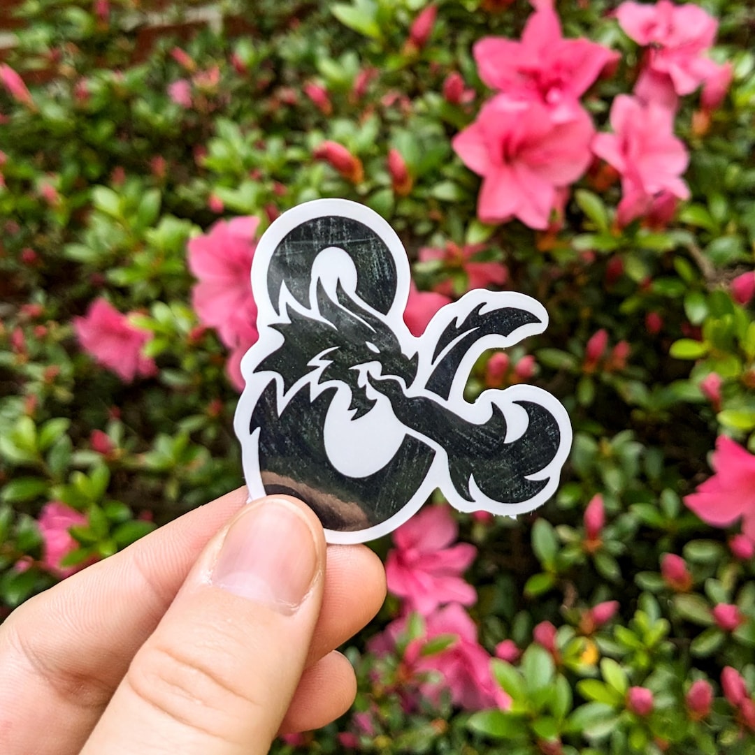 D&D Vinyl Sticker - Dungeons and Dragons | Glossy Water Resistant ...