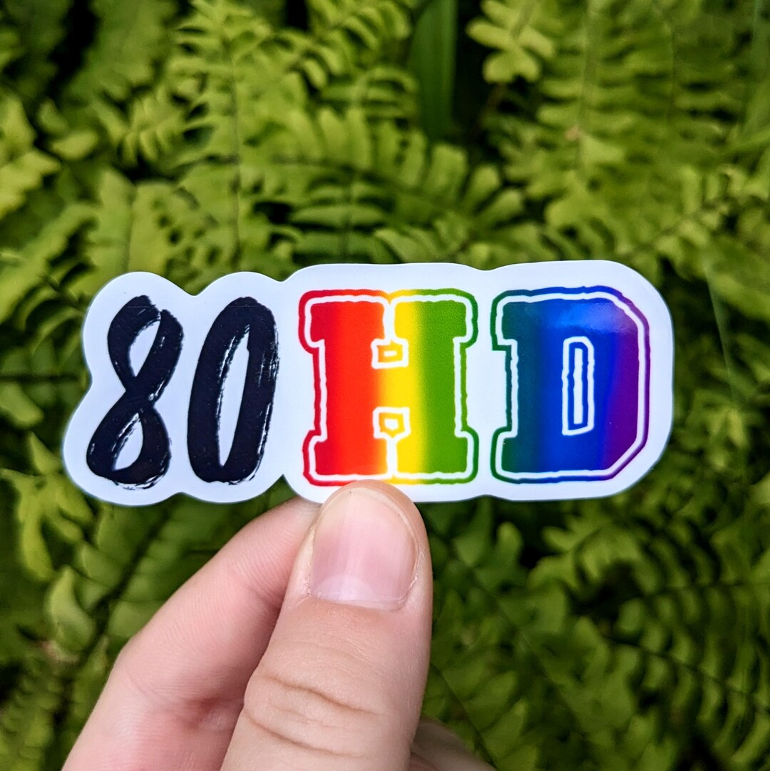 Neurodiversity Stickers - Neurodivergent Owned - ADHD - 80HD | Glossy ...