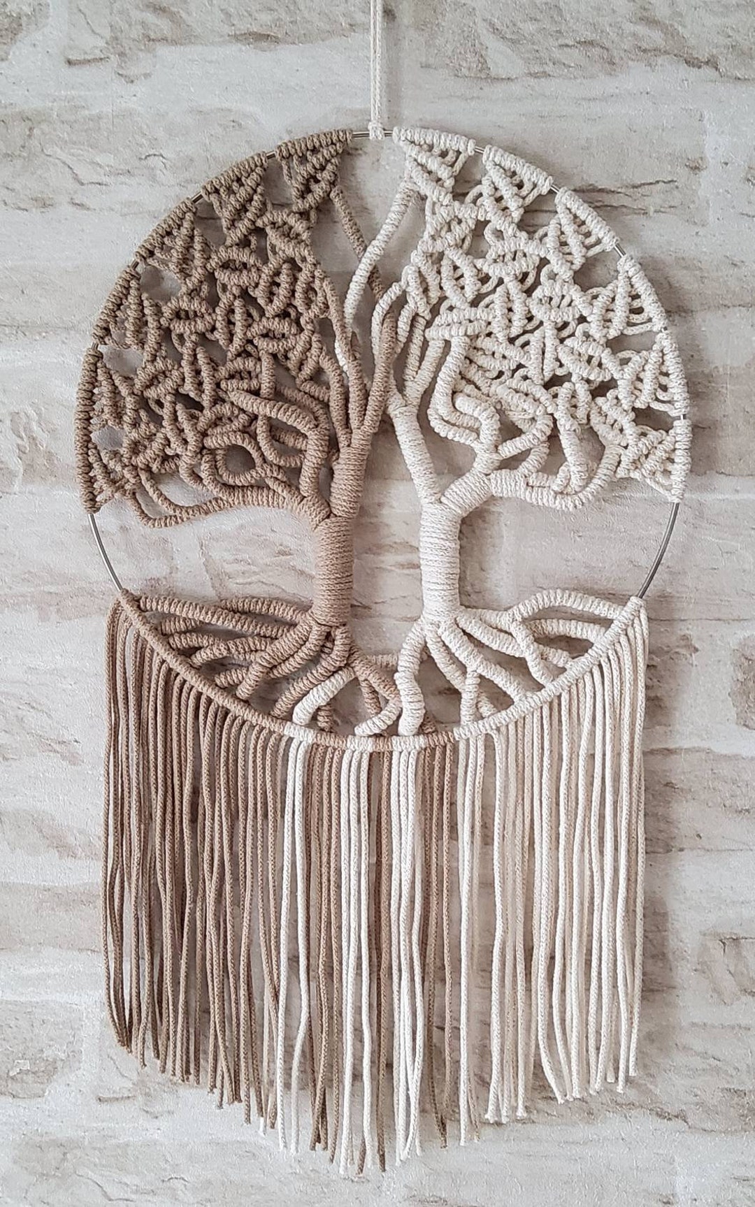 Traumfänger Baum des Lebens Makramee Wandbehang Tree of life - Etsy.de